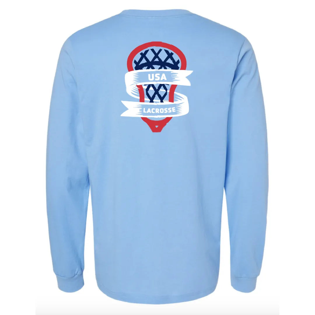 USA Lacrosse Ribbon Long Sleeve | USA Lacrosse